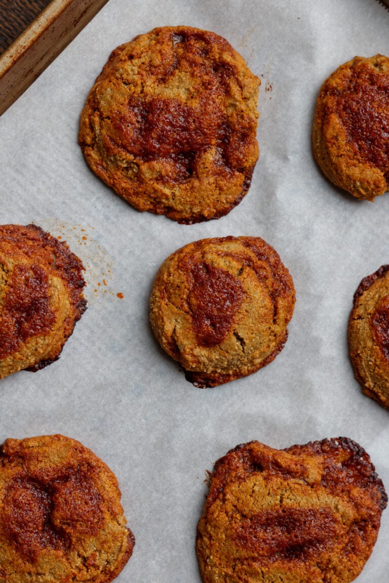 Gochujang Caramel Cookies (gluten-free vegan) - Vegan Richa