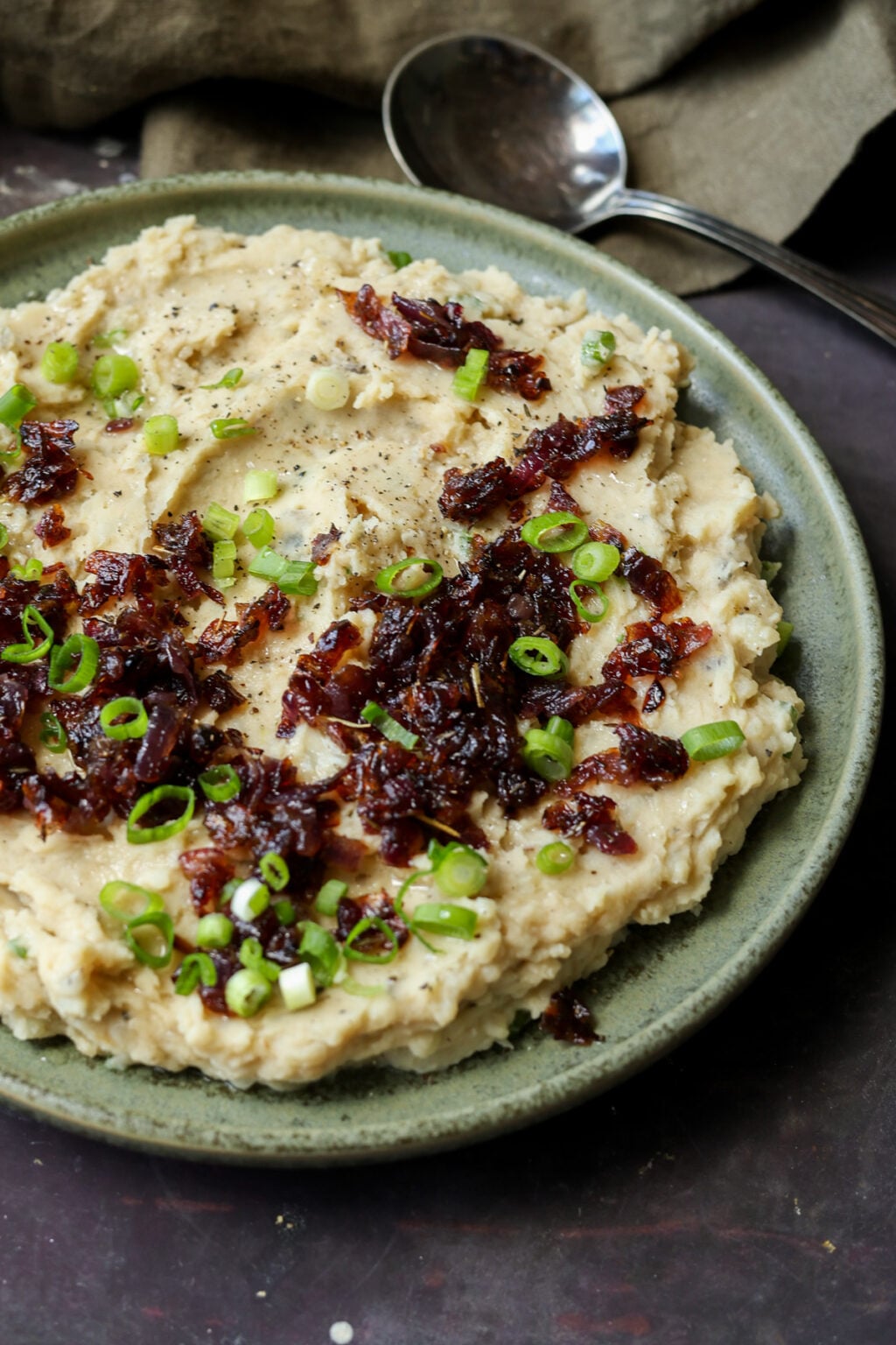 Caramelized Onion Mashed Potatoes - PlantBasedAID